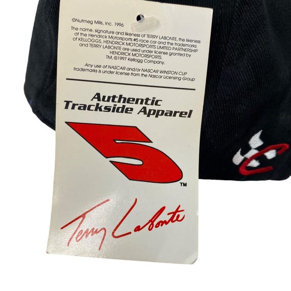 Vtg Terry Labonte #5 Kelloggs NASCAR Racing Hat w/ Co… - Gem