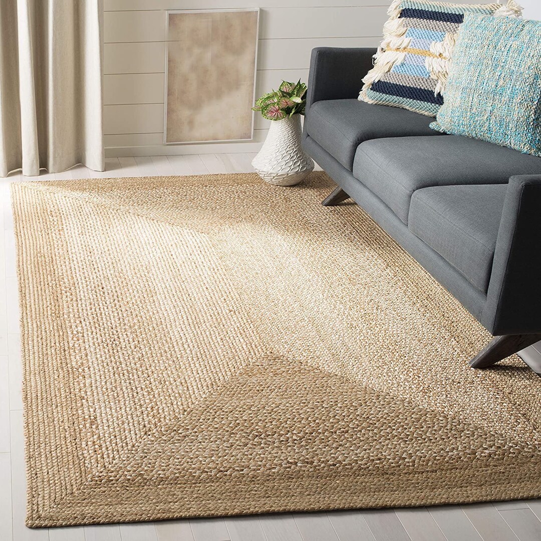 Natural Jute Rug Border With the Combination of Hemp, Jute and Sisal ...