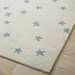 Authentic Hand Tufted Star Rug Kids Rug White Rug,pink Rug Children ...