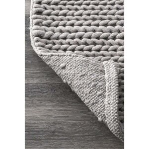 5'x8' 6'x9'8'x10'8'x11'9'x12'10'x13 Rug Hand-knitted Chunky Wool Indoor ...