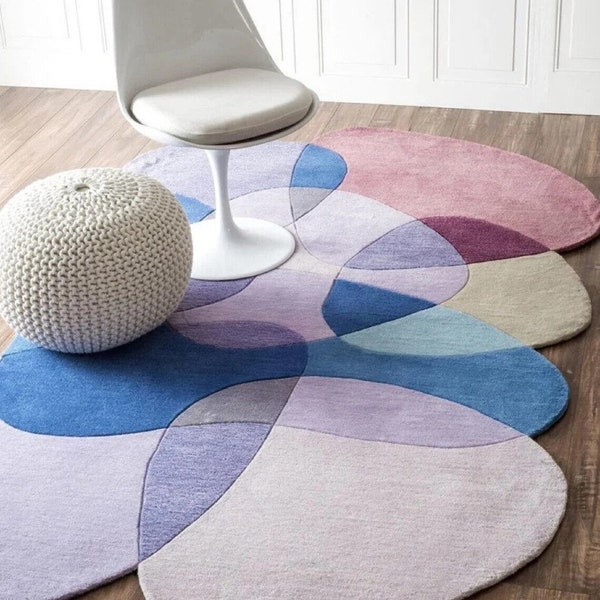 Abstract Shaped Rug - Etsy