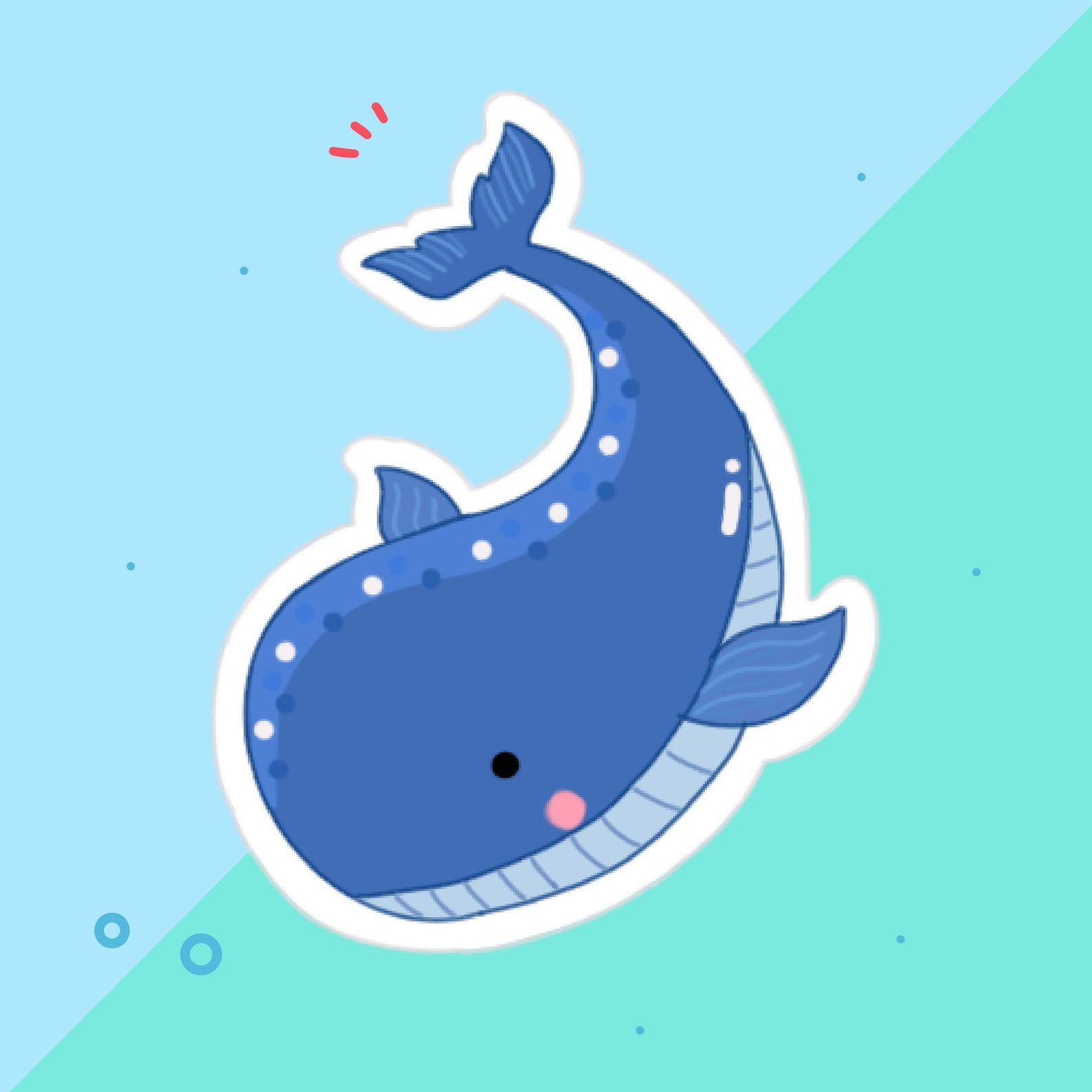 Kawaii Sea Creatures Sticker Set Cute Ocean Stickers Kawaii | Etsy