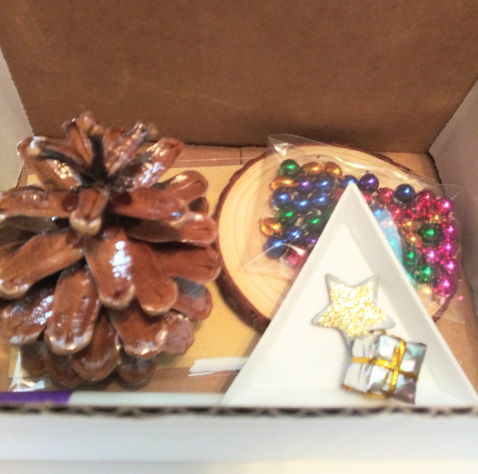 Christmas Tree Craft Kit Pine Cone Tree Craft Kit This Kit is - Etsy