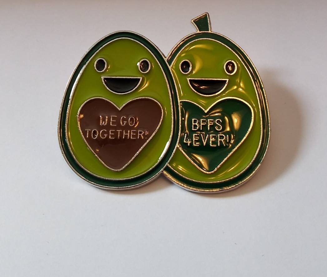 BFF Pin Large Lapel Pin Best Friend Forever Bff's Makes a - Etsy UK