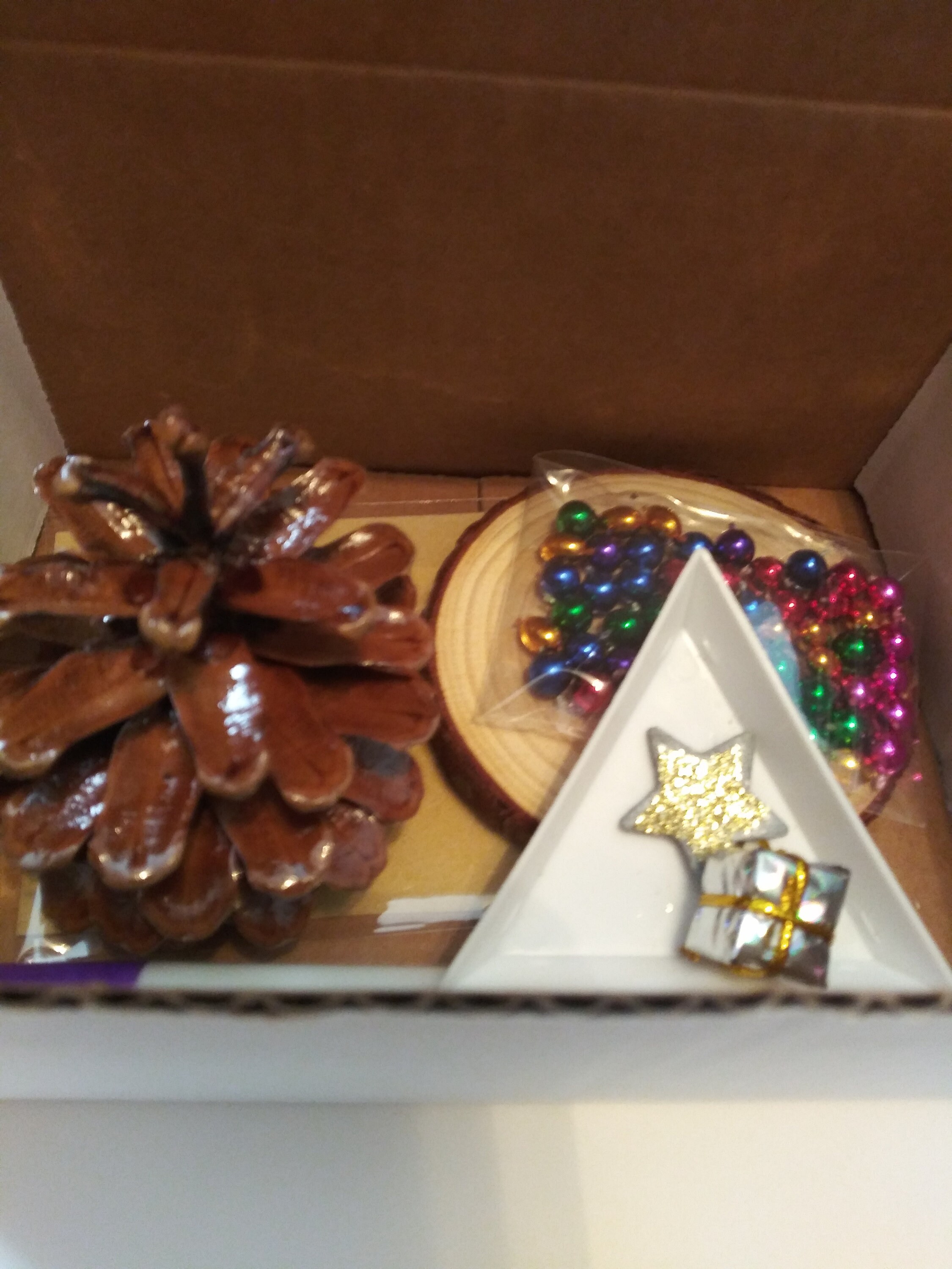 Christmas Tree Craft Kit Pine Cone Tree Craft Kit This Kit is - Etsy