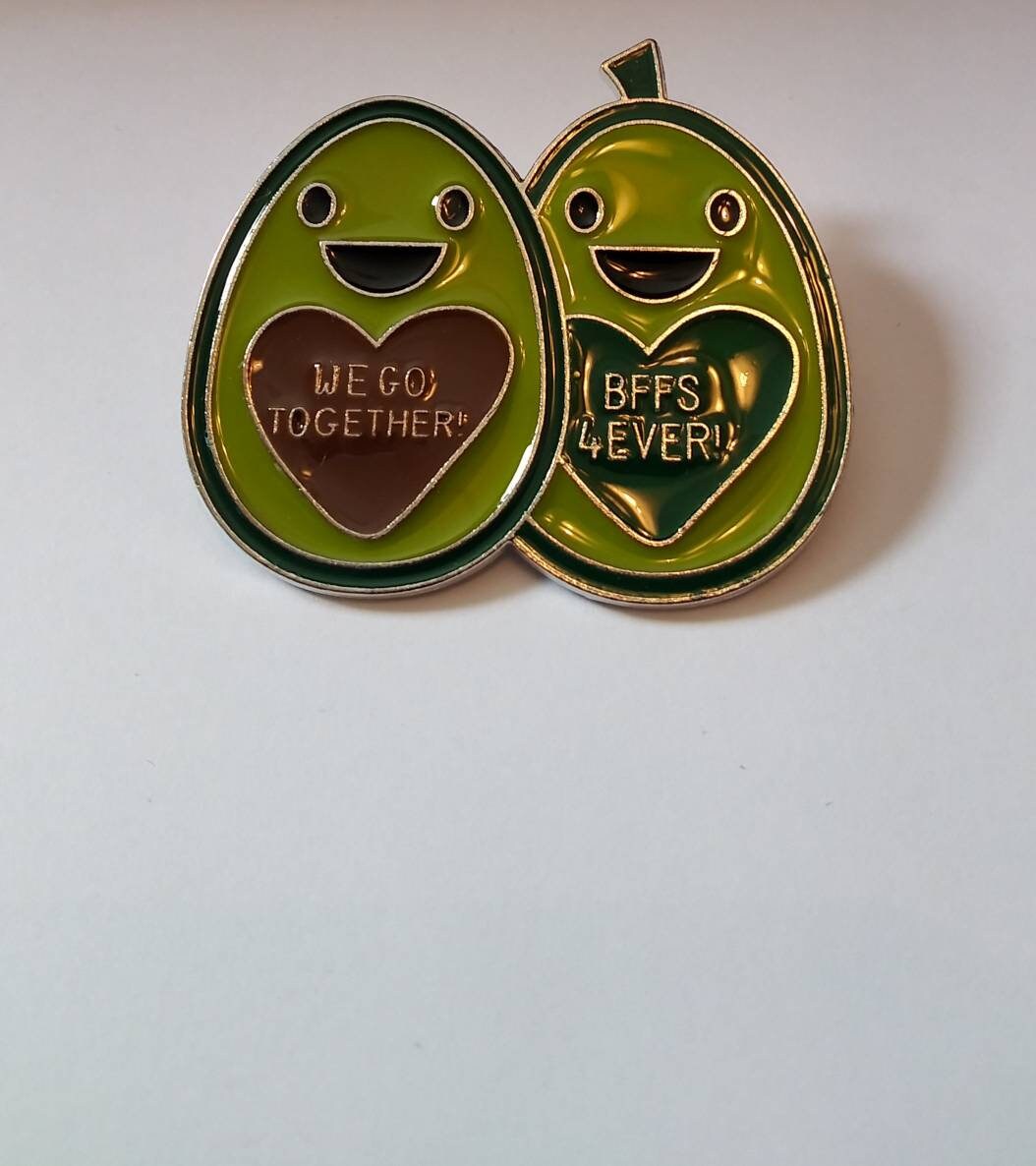 Bff Pin Large Lapel Pin Best Friend Forever BFF's Makes | Etsy