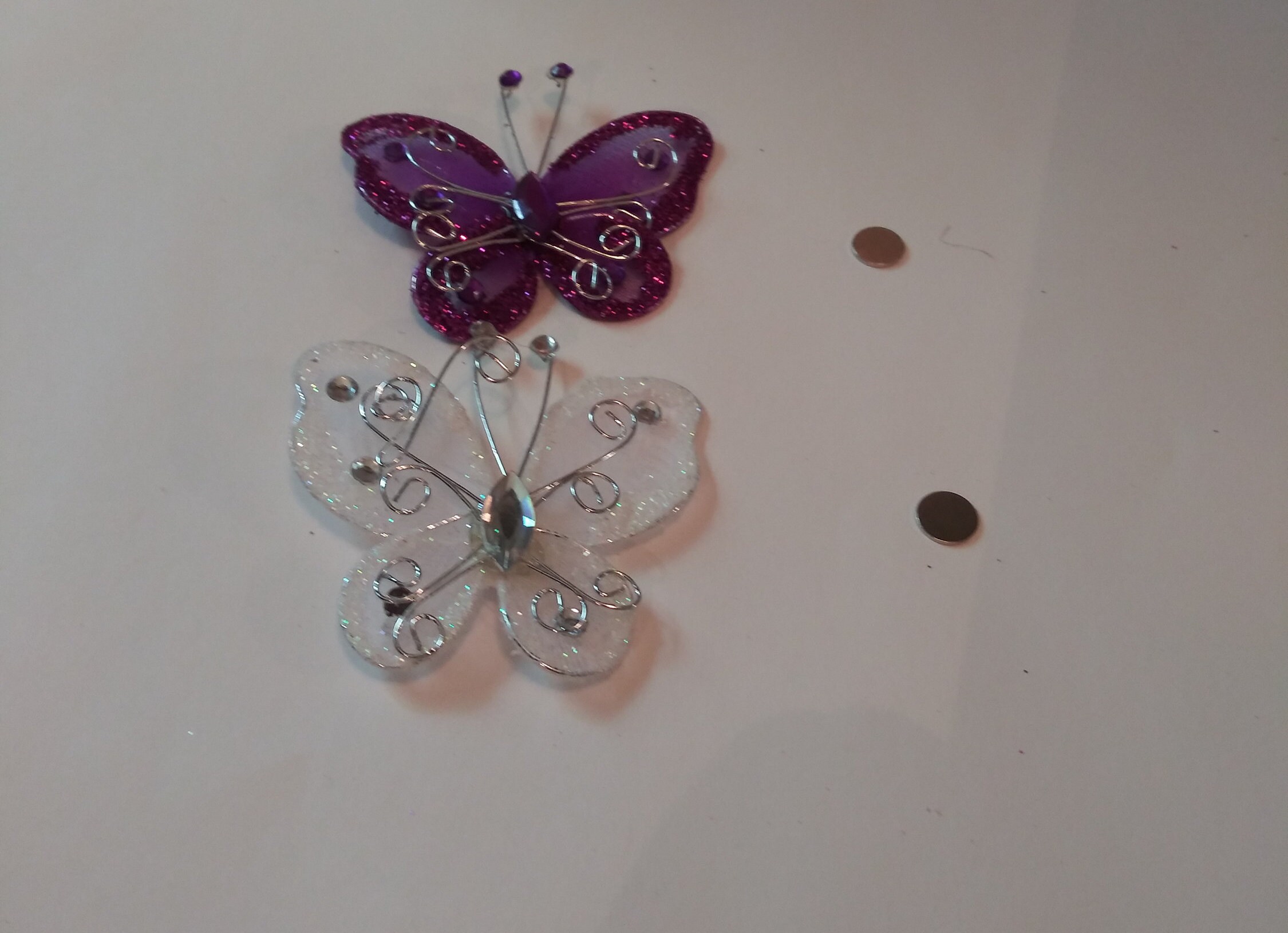 DIY Refrigerator Magnets Craft Kit Beautiful Butterflies Three | Etsy