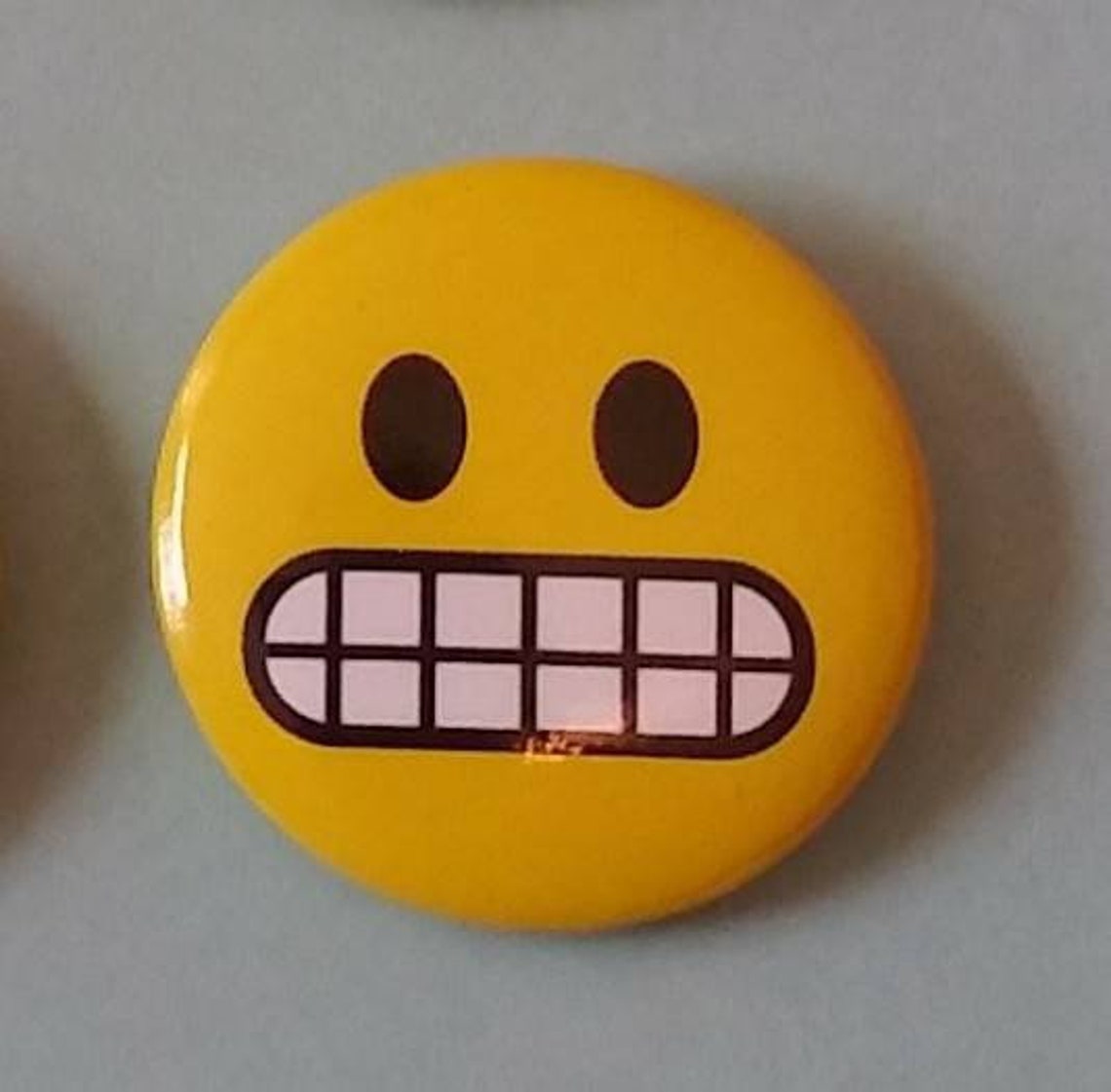 Lapel Button Pins EMOJI Button Pins Laughing Kissing Smiling | Etsy