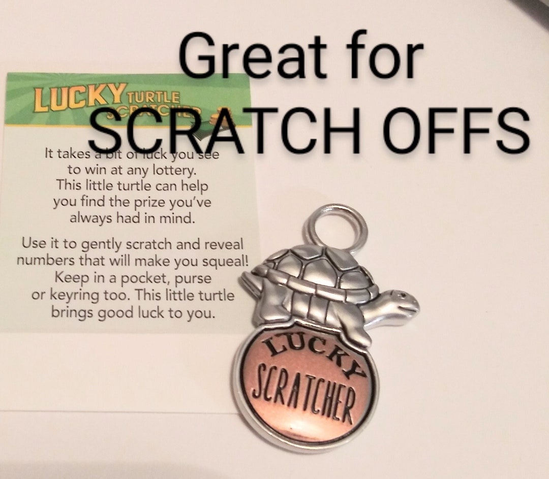 Lucky Turtle Scratchers Put on Your Keychain or Use as a Zipper Pull - Etsy