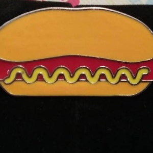 Hot Dog Lapel Pin Patriotic Hot Dog Brooch - Etsy