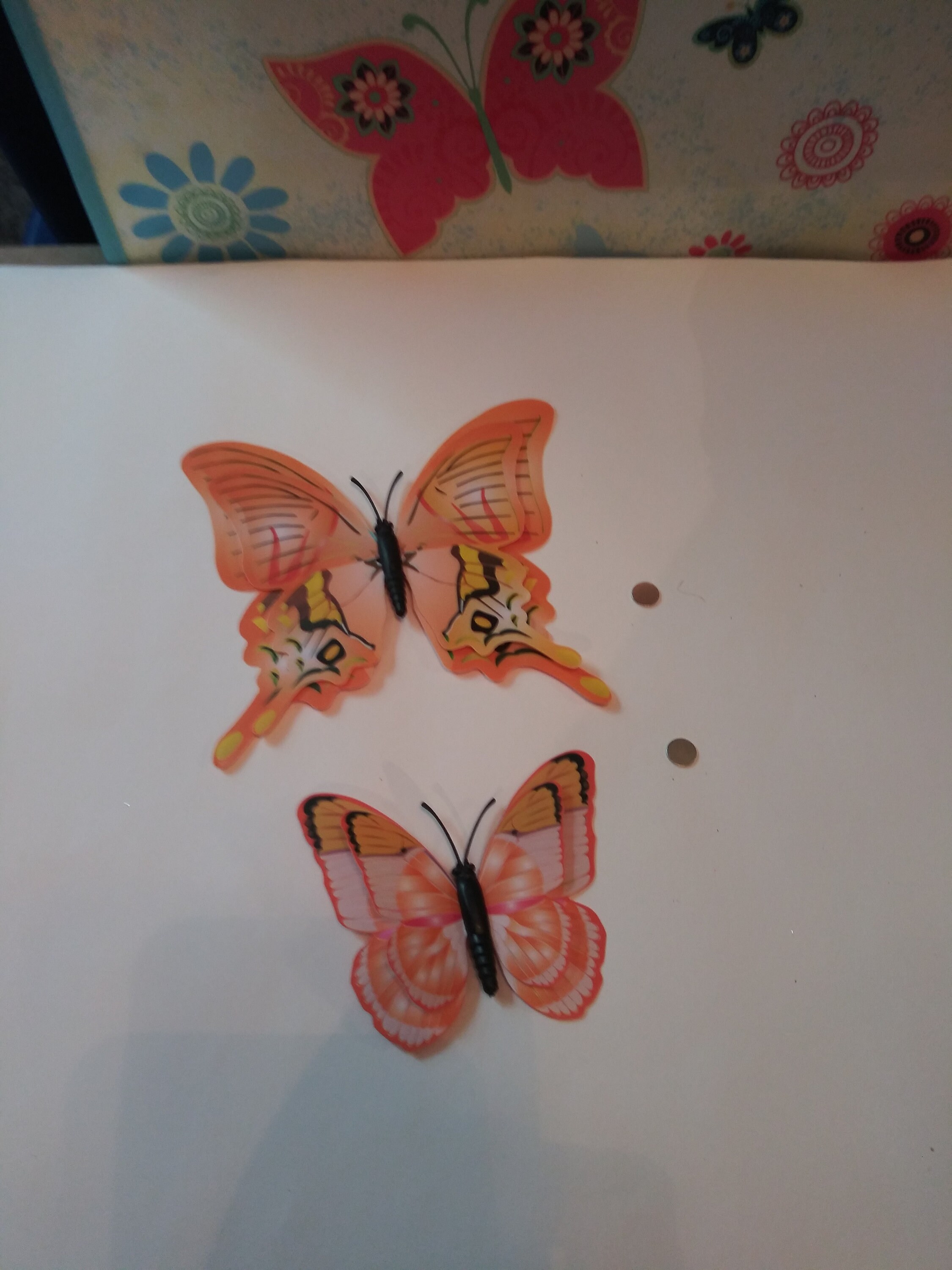 DIY Refrigerator Magnets Craft Kit Beautiful Butterflies Three | Etsy