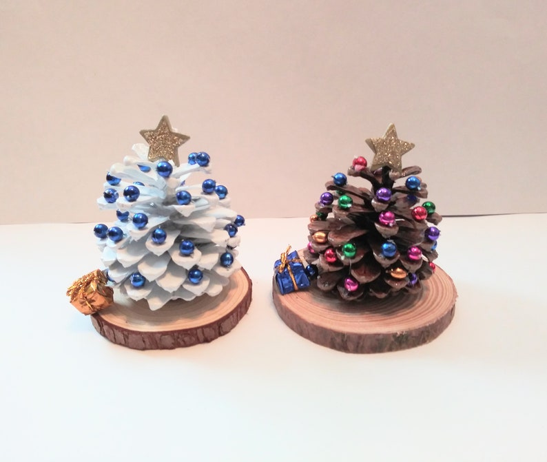 Christmas Tree Craft Kit Pine Cone DIY - Etsy