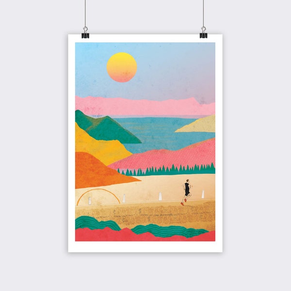 Running Art - Etsy