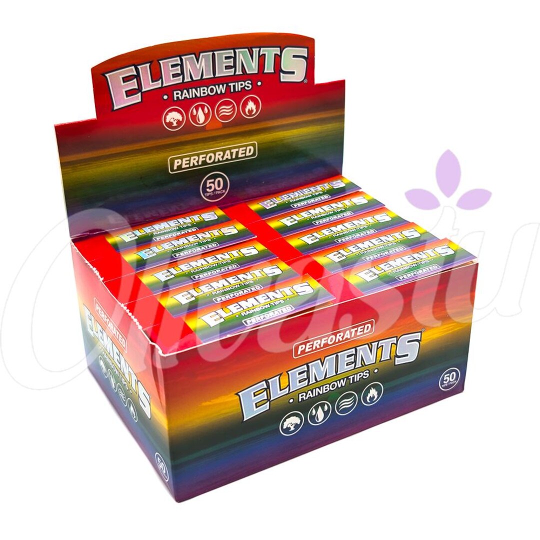 Rainbow Elements Tips Tip Roach Filter Booklet Books - Perforated - Etsy