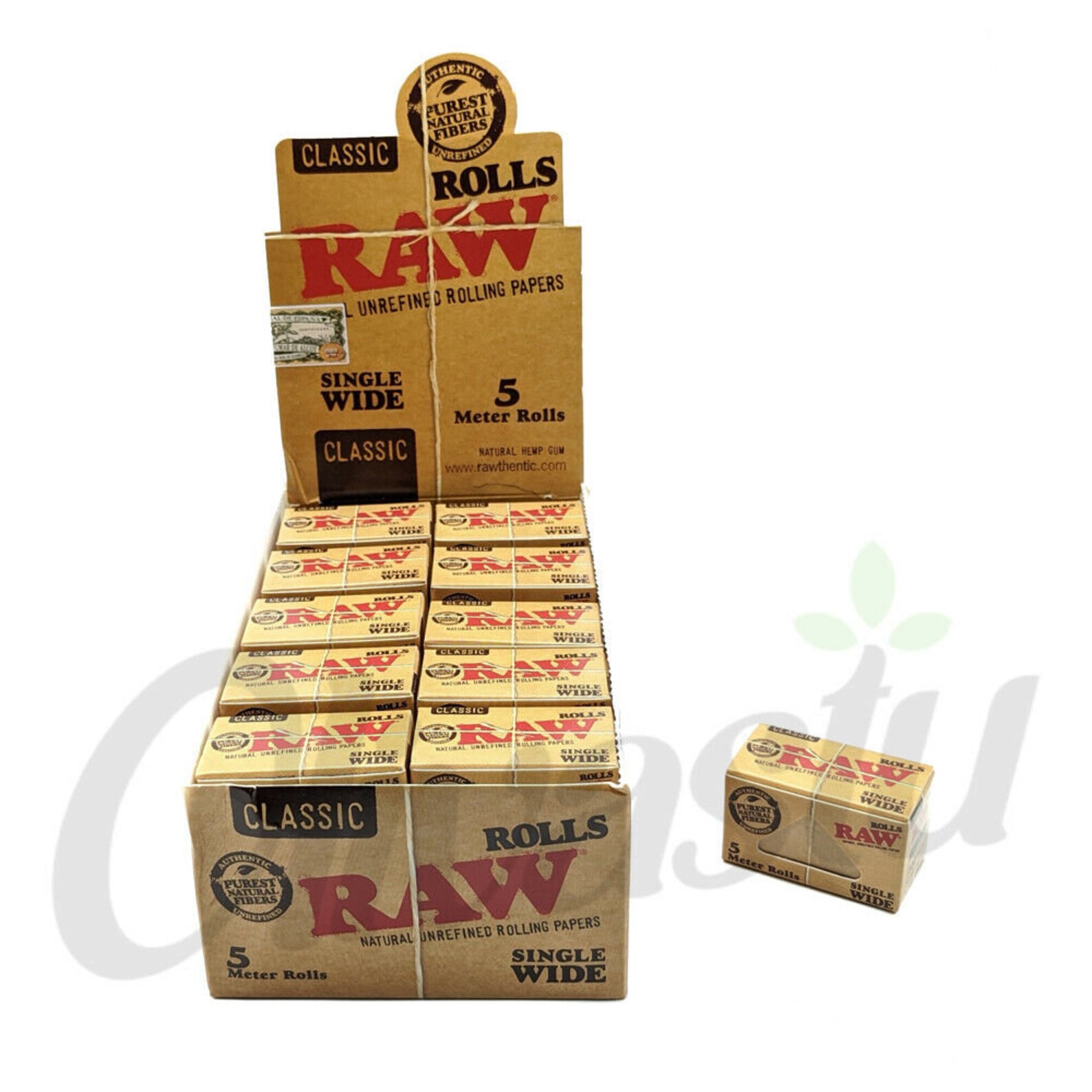 RAW Classic Single Wide Rolls (5m) Natural & Unrefined - Etsy