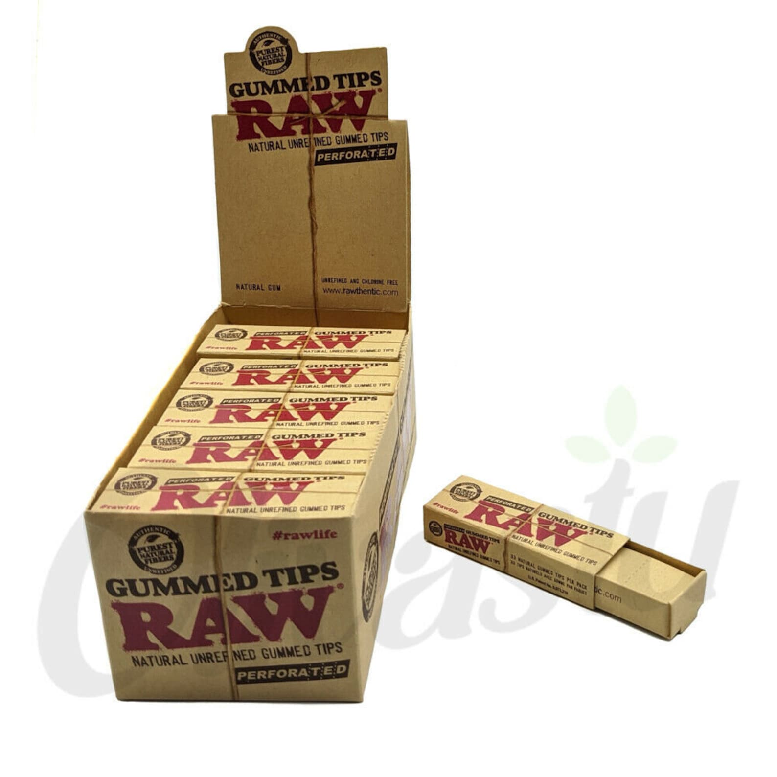 RAW Natural Tips Gummed and Perforated Natural & Unrefined Filters - Etsy