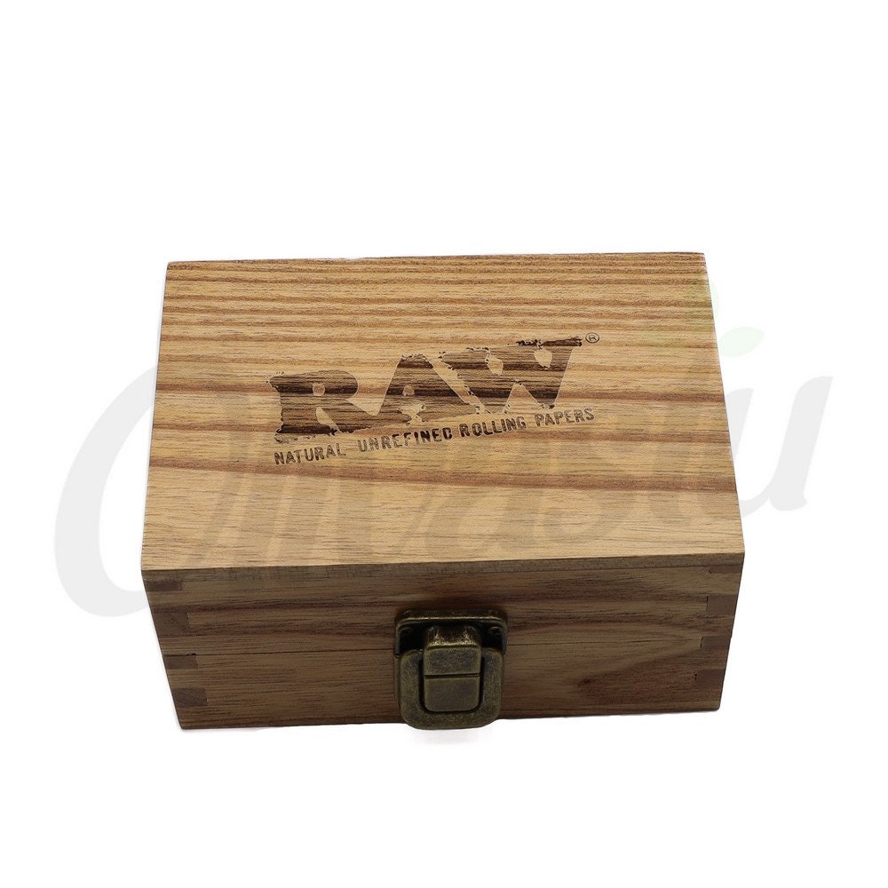 Raw Box Rolling Paper Station Tray Tips Grinder Gift Set Roll Classic ...