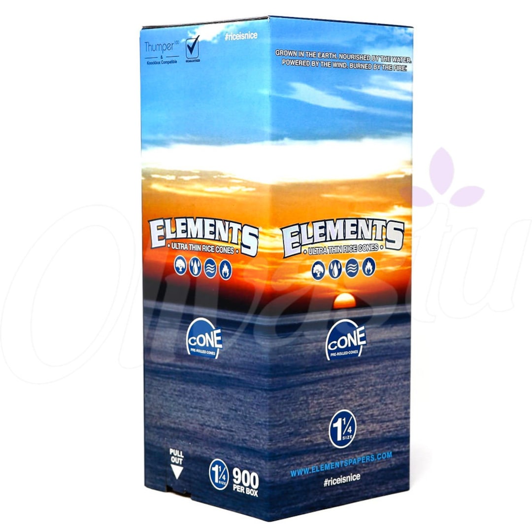 Elements Pre Rolled Cones Mega Pack 900 1 1/4 Cones Rolling Papers - Etsy