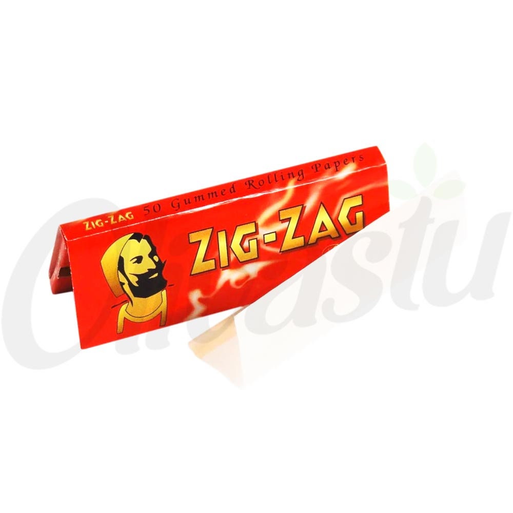 5 x Zig Zag Red Regular Single Wide Papers Cigarette Smoking | Etsy