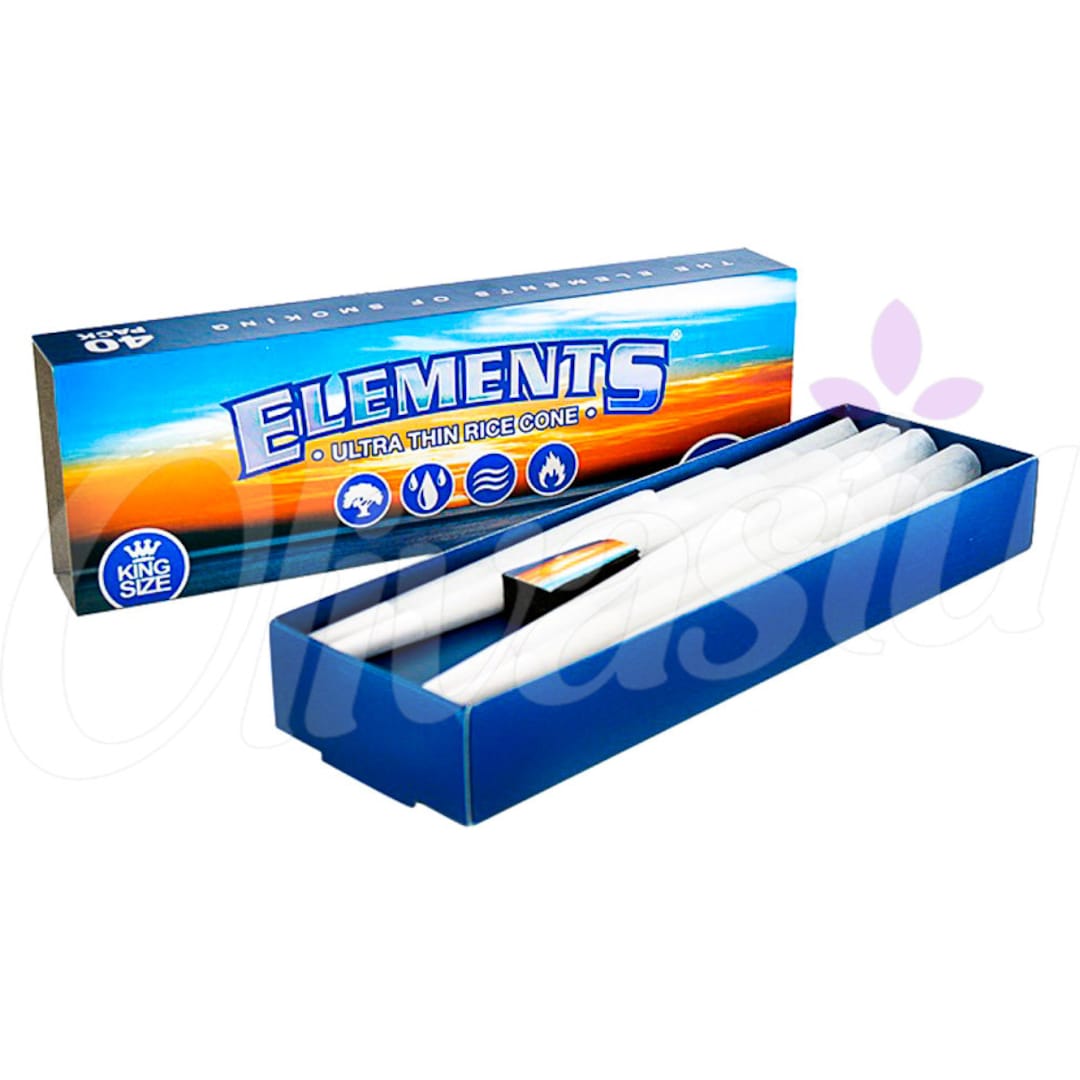 Elements Pre Rolled Cones Mega Pack - 40 King Size Cones - Rolling ...