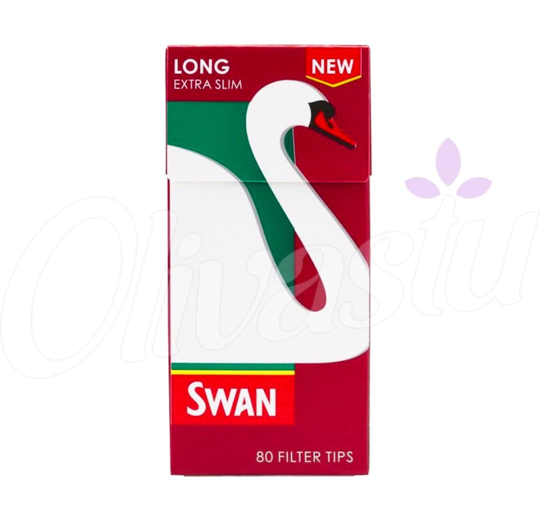 Swan Extra Slim Long Filter Tips 5 Packs Cigarette Filter Tips 400 Tips ...