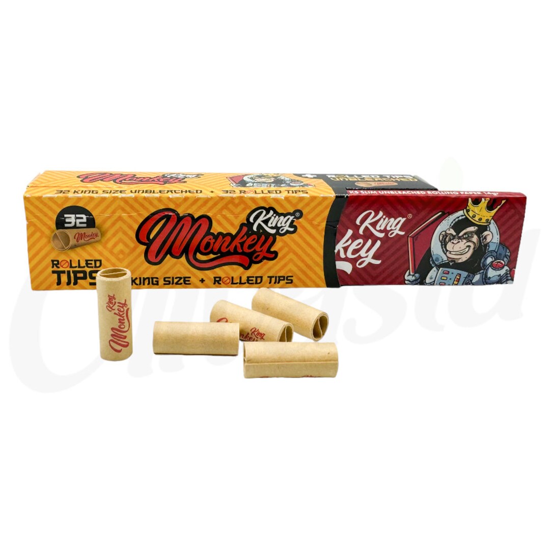 Monkey King Rolled Pack King Size Rolling Papers & Pre Rolled Roach Tips Connoisseur Set Pack - Etsy