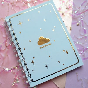 Pastel Pink Notebook Handmade Notebook Dream Diary Cute Planner. - Etsy