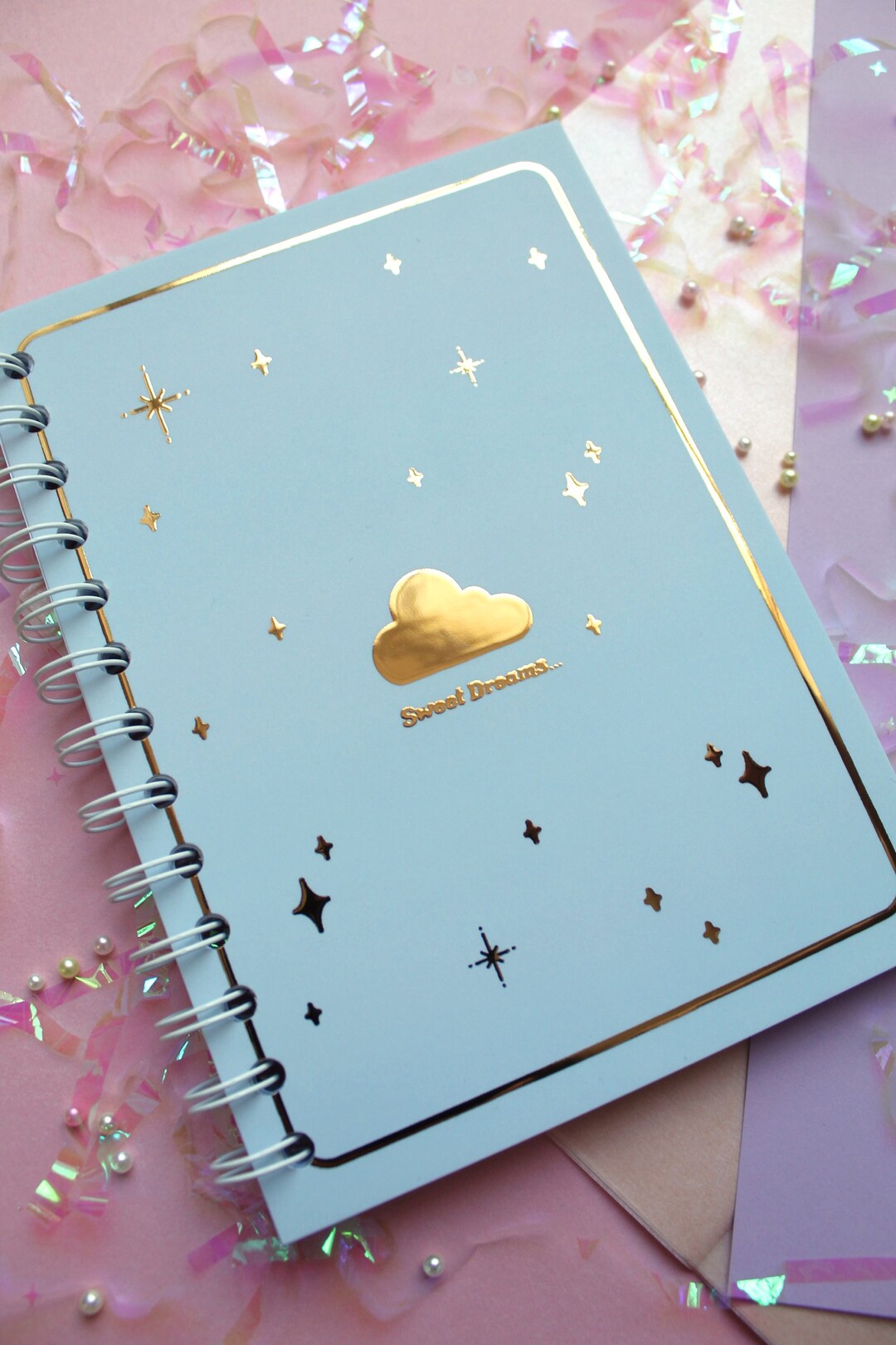 Pastel Pink Notebook Handmade Notebook Dream Diary Cute Planner. - Etsy