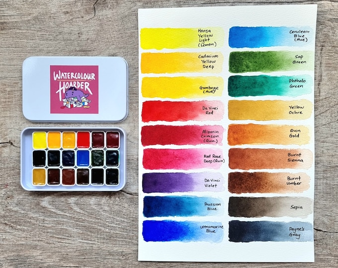 18 Da Vinci Watercolour Paint Set - Handpoured and Repackaged From ...