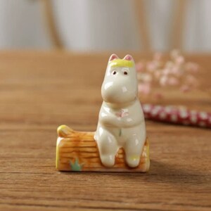 Moomin Moonmintroll Snorkmaiden Brush Rest Pen Holder Chopstick Rest ...