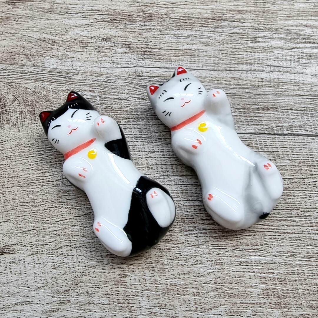 Chonky Cat Brush Rest - Chopstick Holder - Gift for Artist - Cat ...