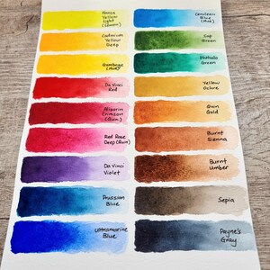 18 Da Vinci Watercolour Paint Set - Handpoured and Repackaged From ...