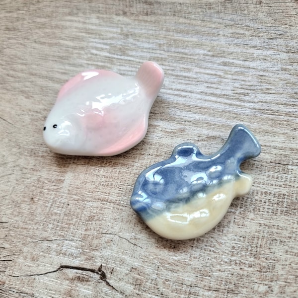 Ceramic Puffer Fish - Etsy