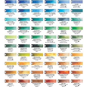 Daniel Smith Watercolor Palette - Choose Your Own Colors! - Etsy