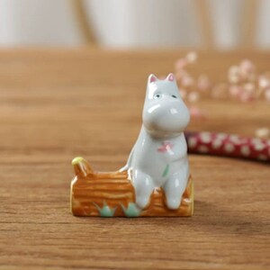 Moomin Moonmintroll Snorkmaiden Brush Rest Pen Holder Chopstick Rest ...