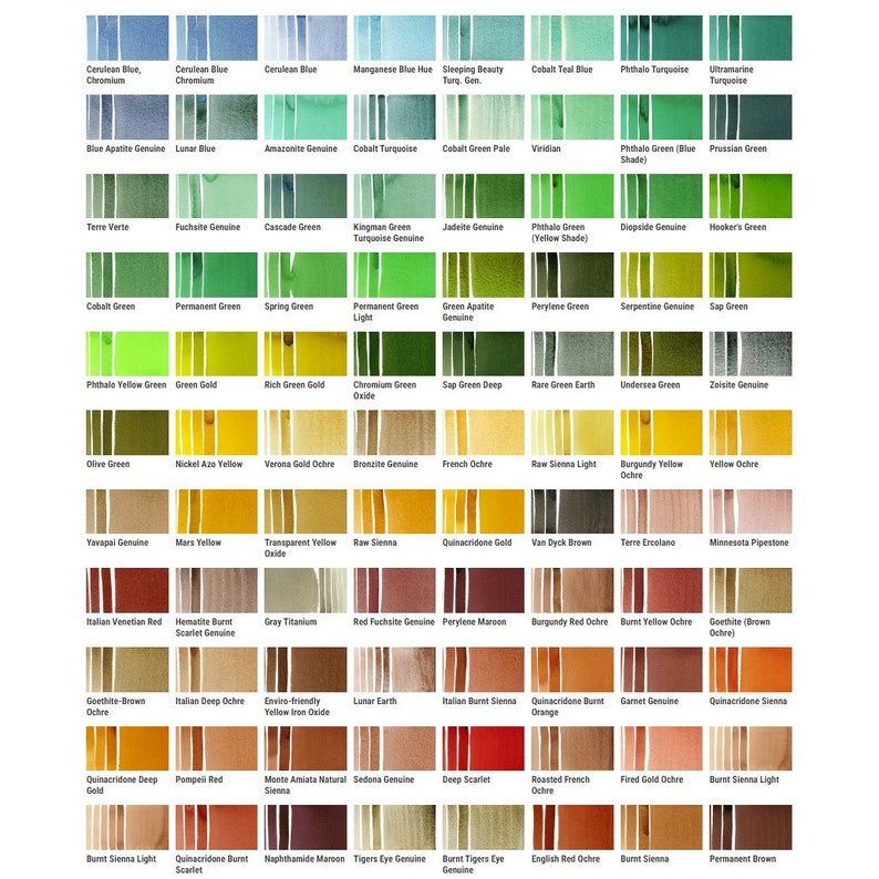 Daniel Smith Watercolor Palette Choose Your Own Colors | Etsy