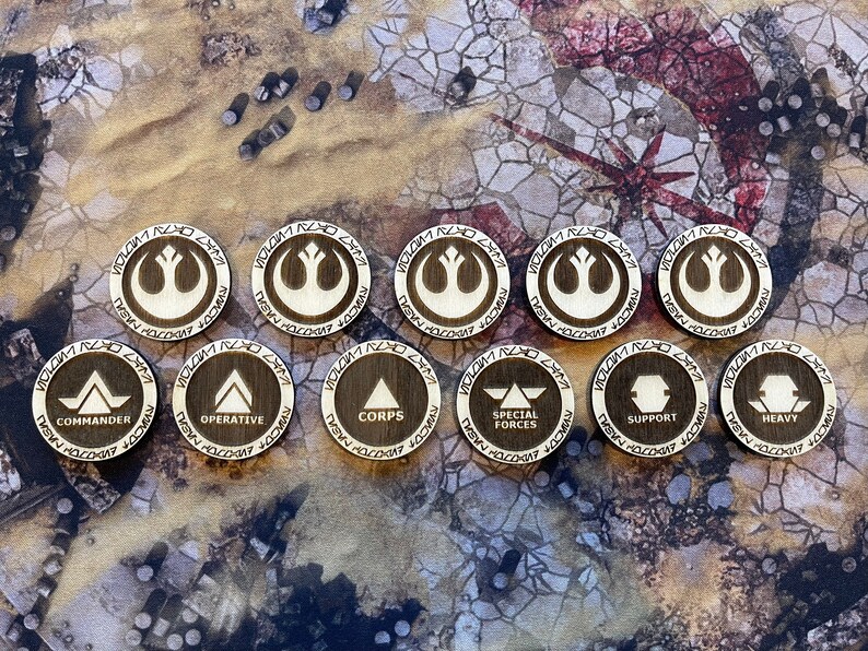 Star Wars Legion Order Tokens Wooden - Etsy UK