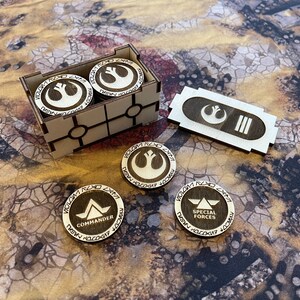 Star Wars Legion Order Tokens - Wooden - Etsy