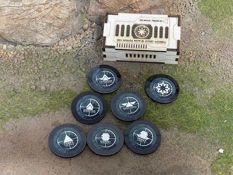 Star Wars Legion Order Tokens Acrylic - Etsy