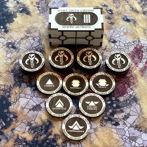 Star Wars Legion Order Tokens - Wooden - Etsy