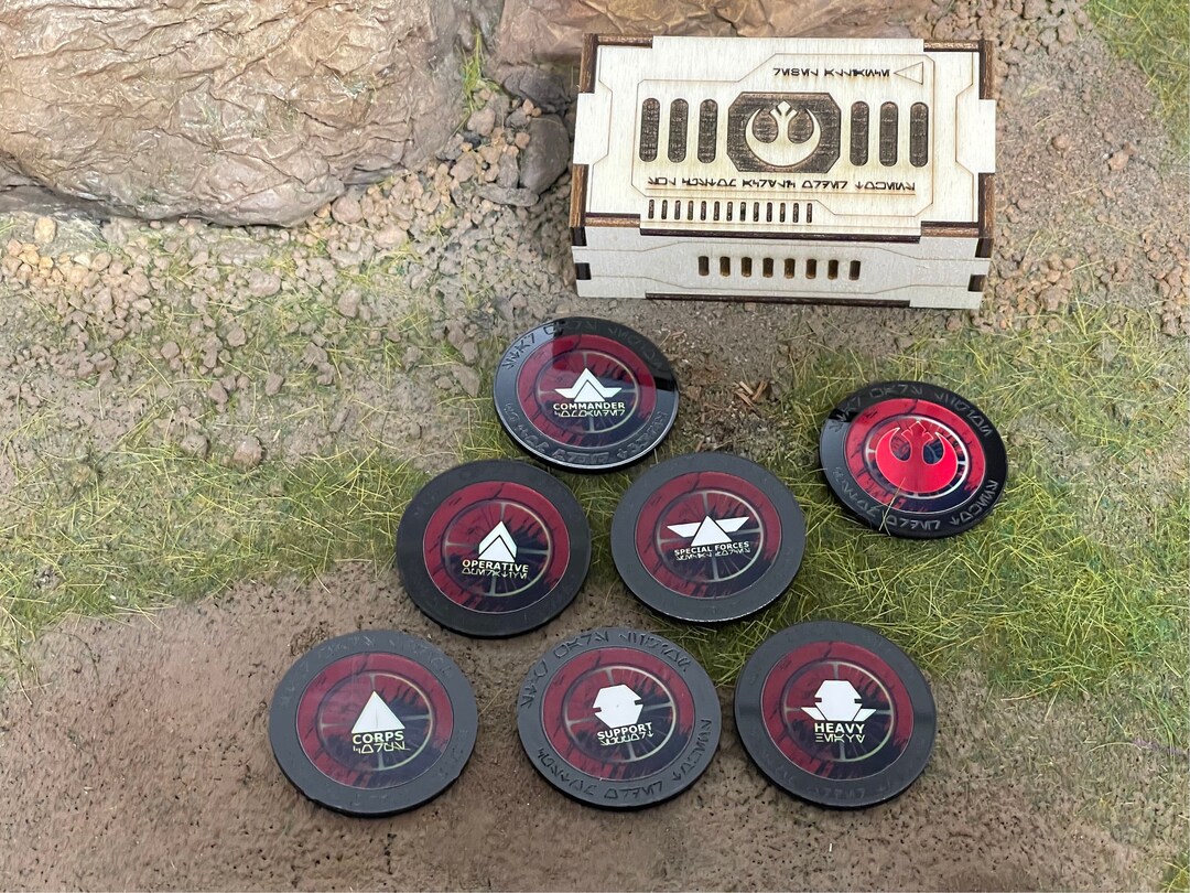 Star Wars Legion Order Tokens Acrylic - Etsy