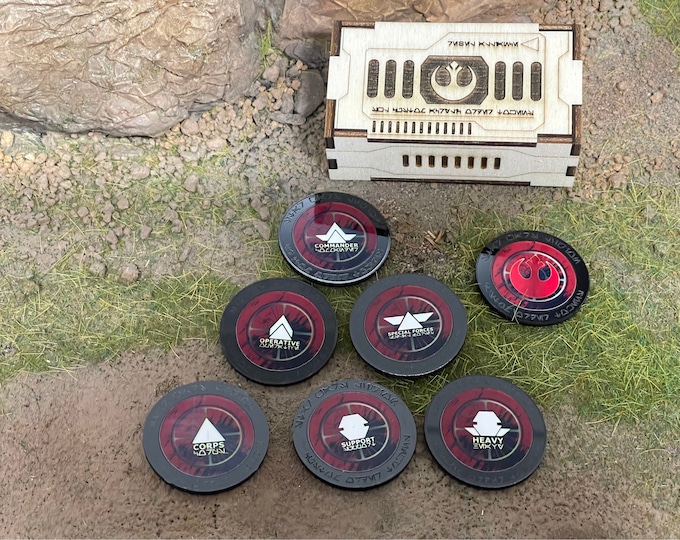 Star Wars Legion Order Tokens Acrylic - Etsy