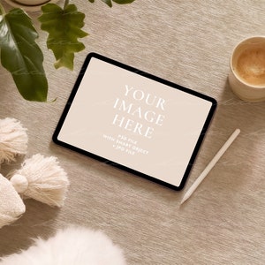 IPad Mockup | Boho Styled | iPad Pro Mobile Tablet Device Screen Mockup ...