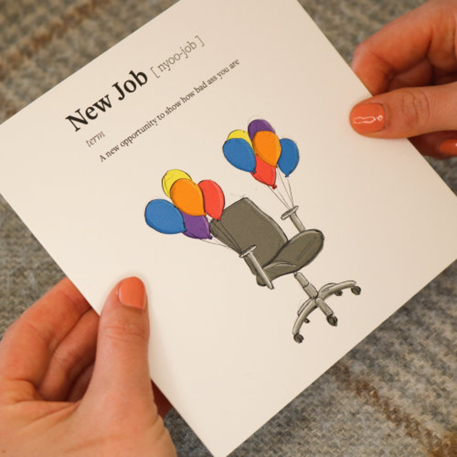 Nueva tarjeta de trabajo | Etsy