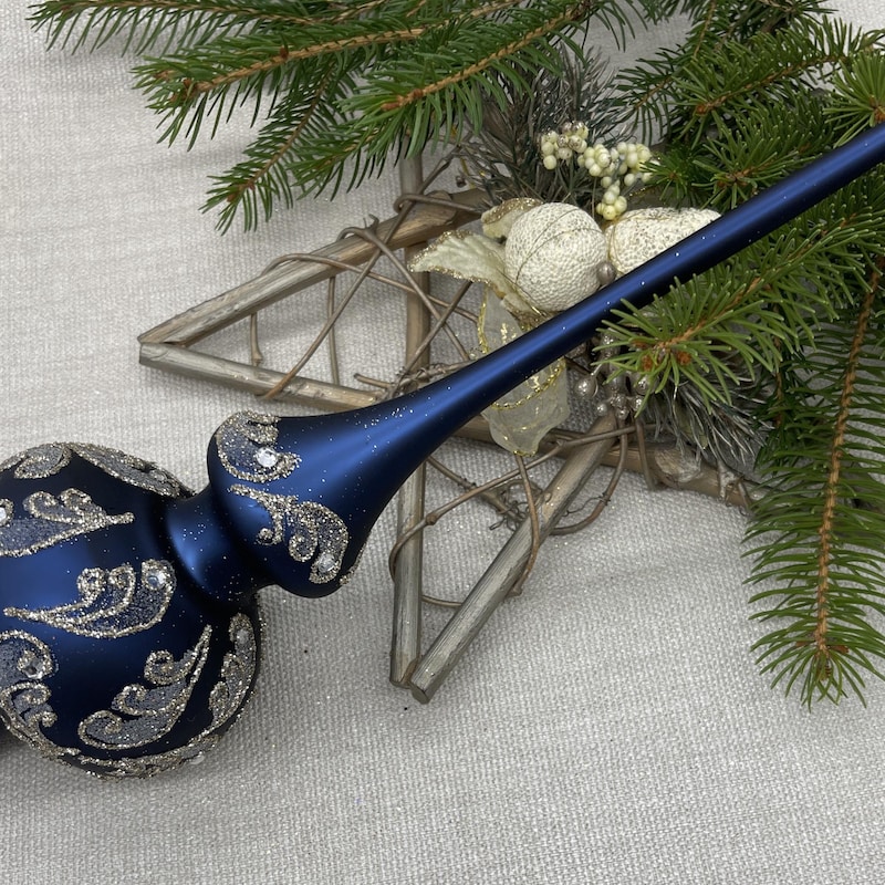 Antique Tree Topper Blue - Etsy