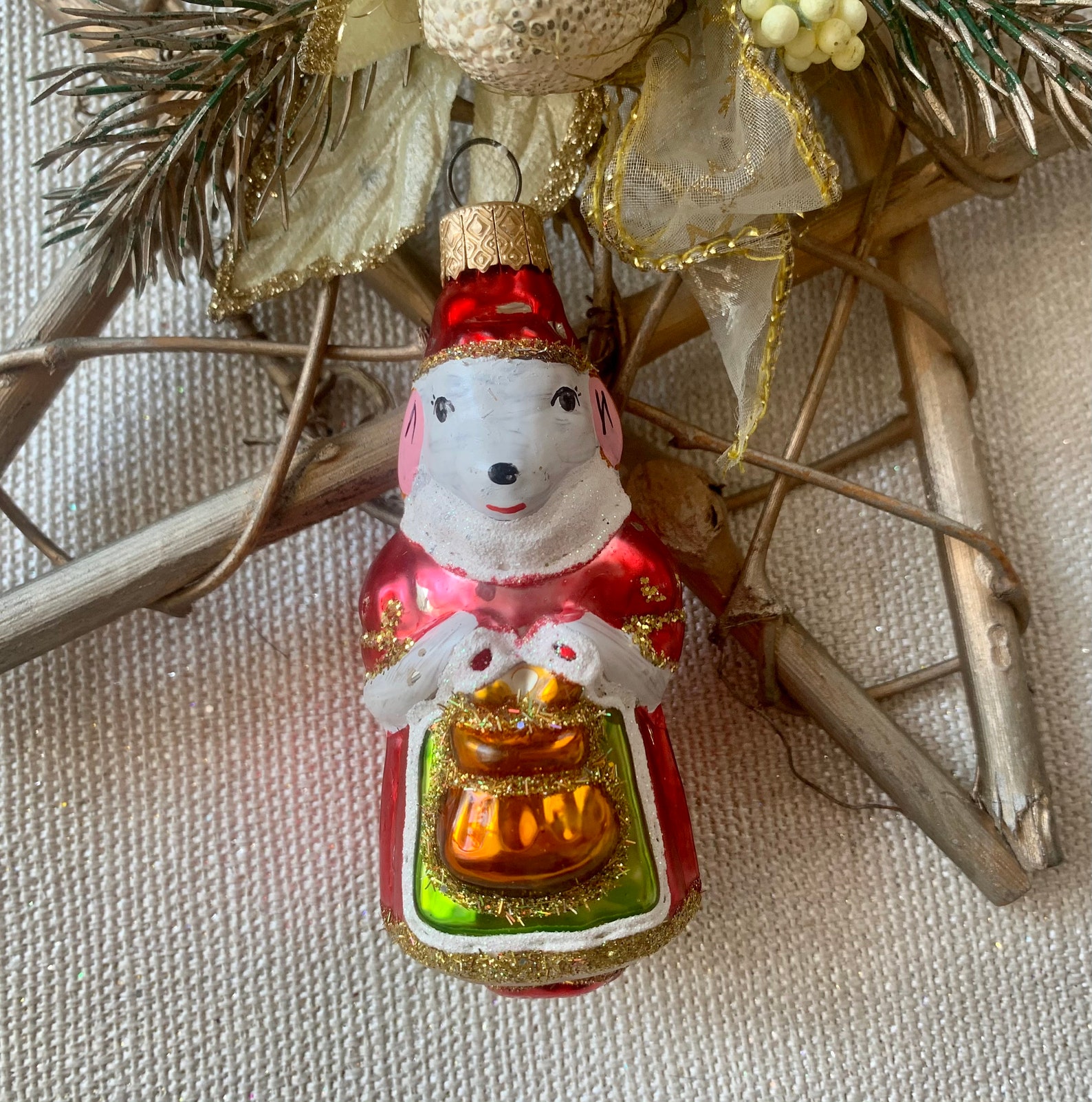 Goat Christmas Glass Ornaments Blown Hand Painted Glass - Etsy UK