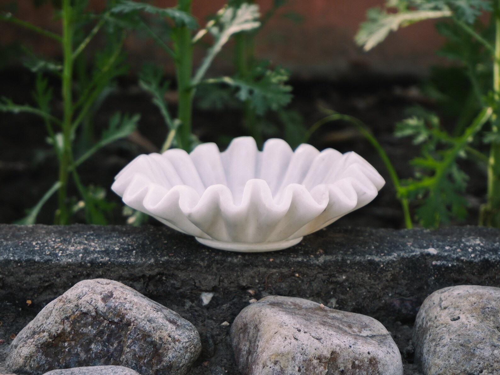 Marble Bowl Marble Ruffle Bowl Marble Scalloped Bowl Marble - Etsy Canada