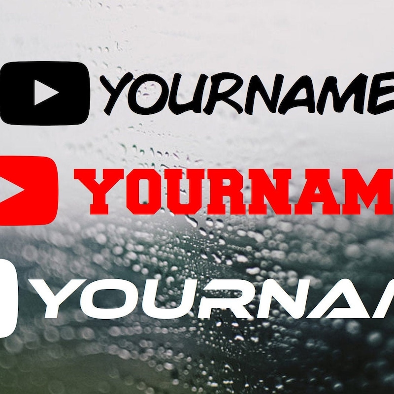 Youtube Stickers - Etsy UK