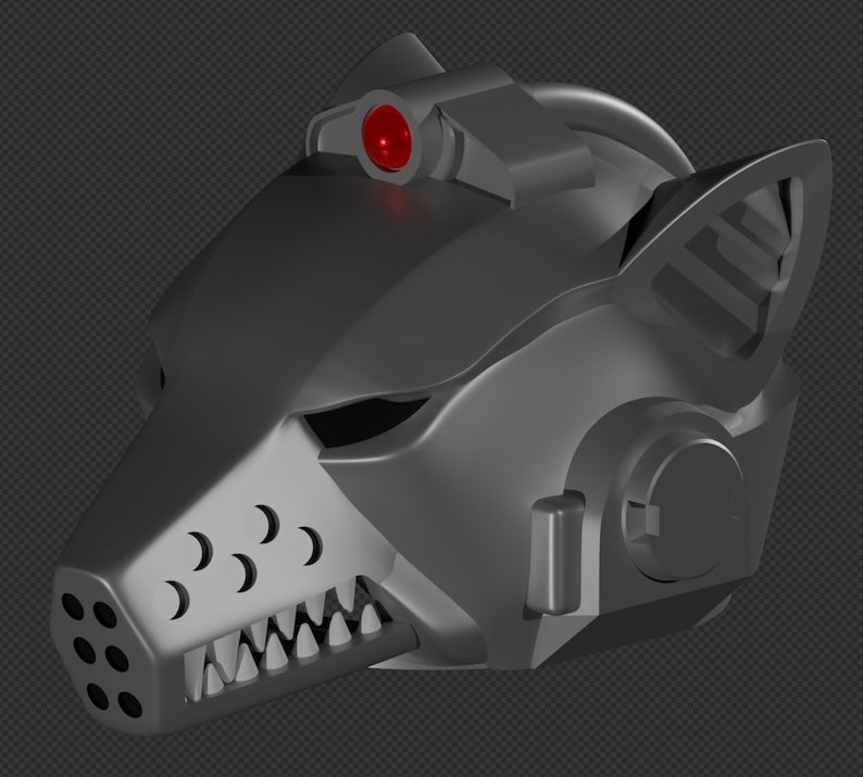 MK6 Space Wild Dog Helmet - Muzzle 6 Hole - Etsy