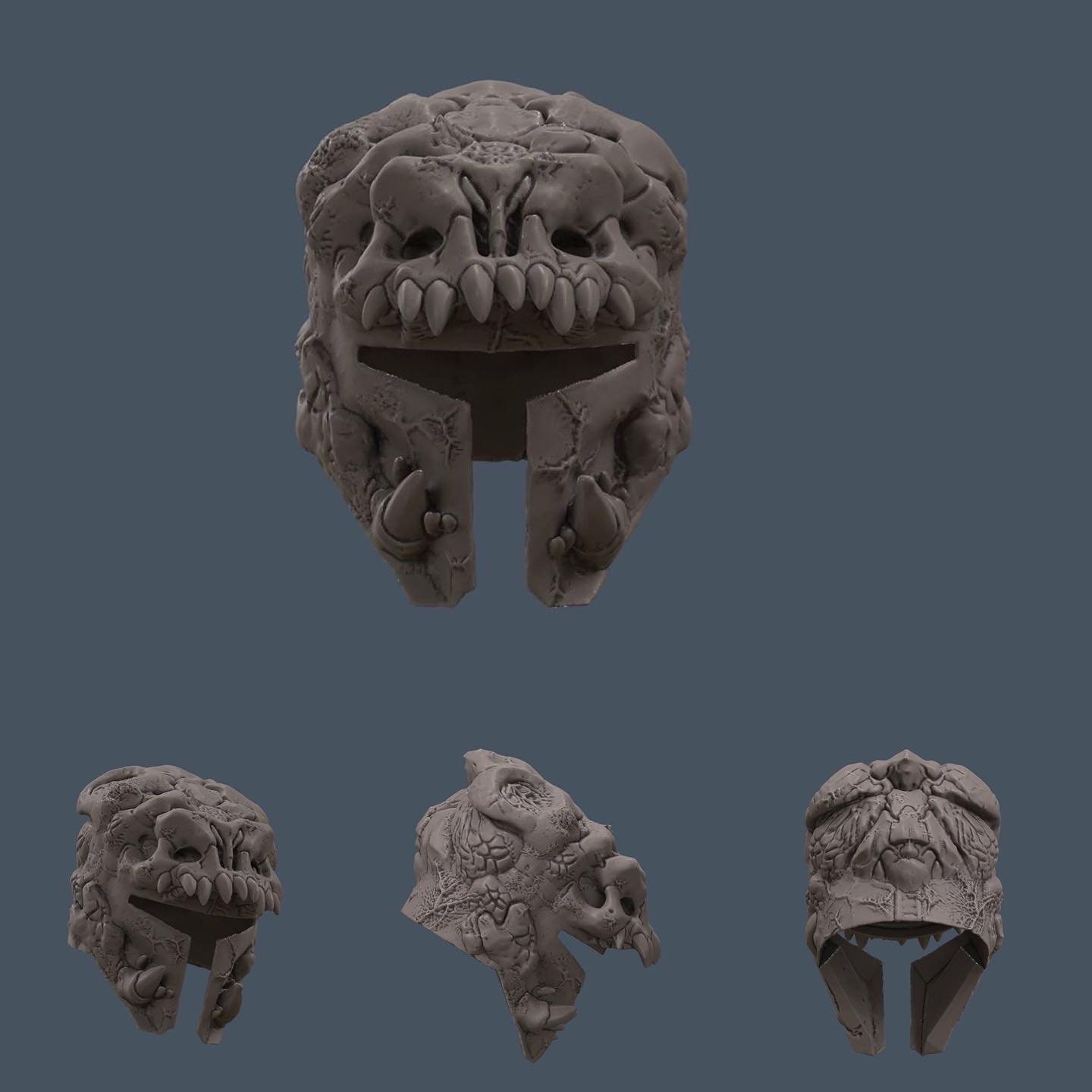 Rancor Skull Mandalorian Helmet - Etsy